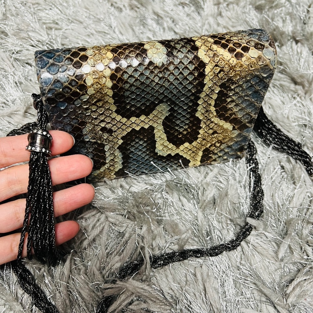 Python Marchesa Shoulder/Crossbody Bag - Gem